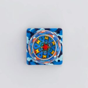 Mosaic Rose artisan keycap - Jelly Key