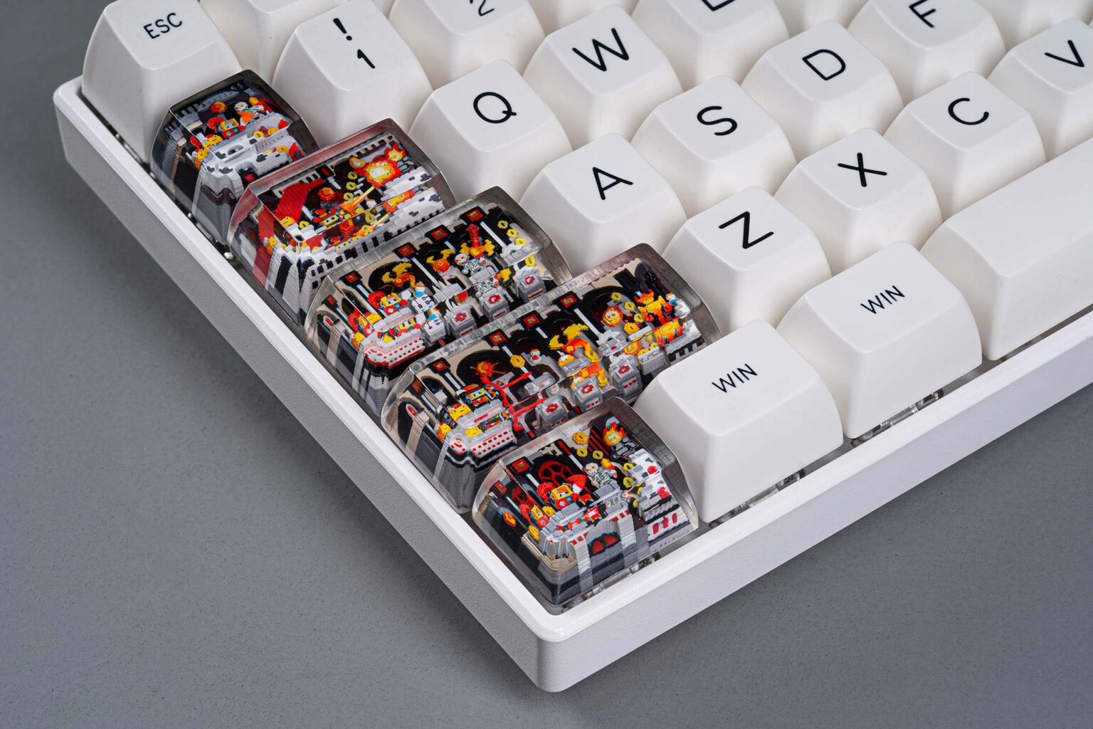 8-Bit series - Gaismas Kingdom artisan keycaps