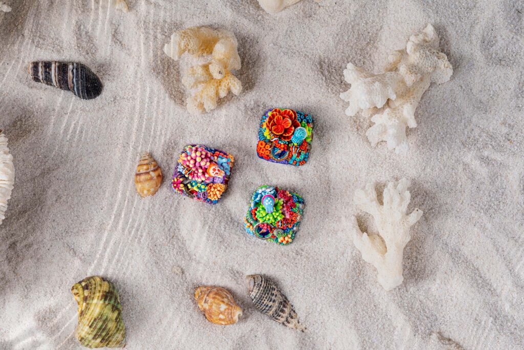 The Immense Ocean series - Coral Odyssey artisan keycaps