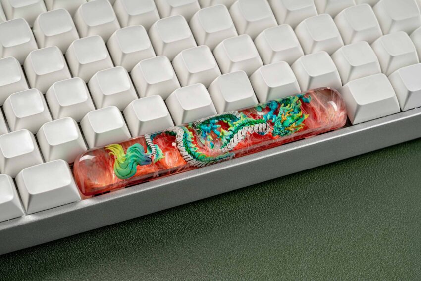 Dragons of Eden – Ethereal Runes artisan keycaps - Jelly Key