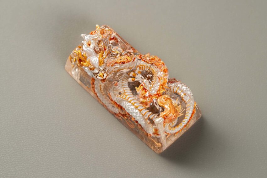 Dragons of Eden – Ethereal Runes artisan keycaps - Jelly Key
