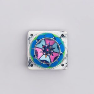 Mosaic Rose artisan keycap - Jelly Key