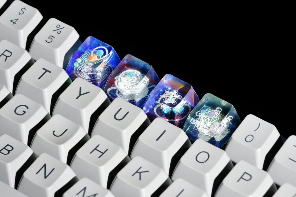 Cosmos Series - Act of Creation artisan keycaps - Jelly Key